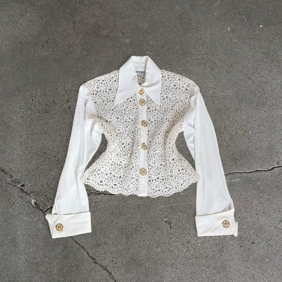 Corrine H Paris | Tops | Vintage Parisian Blouse | Poshmark
